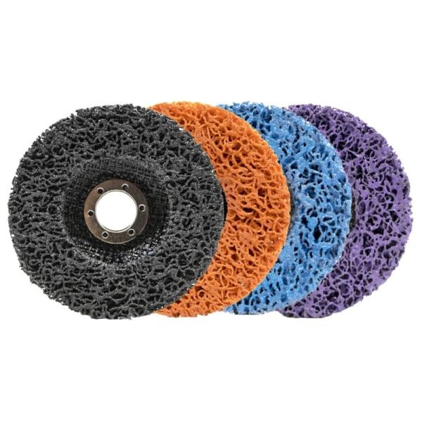 Quality Poly Strip Disc Abrasive Angle Grinding Wheel Roll Lock Strip Clean Discs for sale