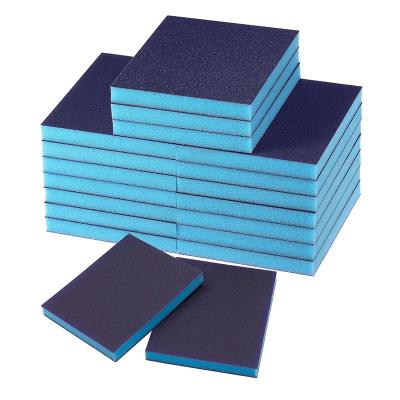 China High Wet/Dry Stainless Steel Sponge Double-Sided Sanding Block Pad 1mm Square Hand Polishing Paper Factory Sales Ceramic Metal for sale