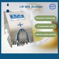 China LW Ultrasonic Milk Analyzer 12 Component Lab Tester 9ml Sample 60s Test for sale