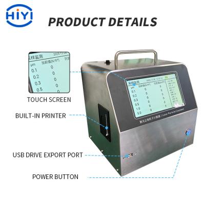 China B110 6-Channel Portable Laser Particle Counter For 0.1 μM Size Range Detection Built In Thermal Printer for sale