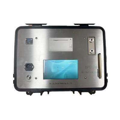 China OPC-P6 Portable Oil Particle Counter for Hydraulic System Cleanliness for sale