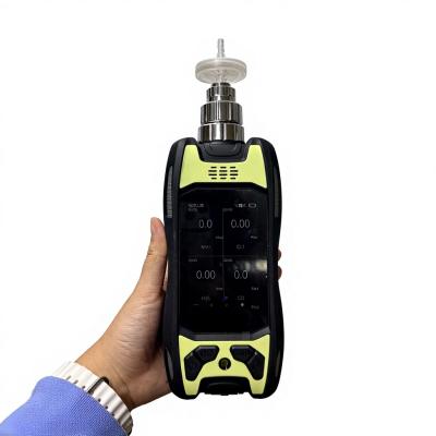 China MS600S Portable Six in One Multi Gas Detector with Smart Digital Sensors for sale