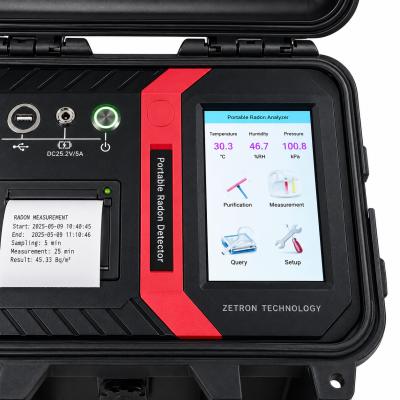 China PTM600-RD Portable Radon Measurement Instrument for Air Soil and Water Testing for sale