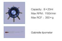 China TD5B Milk Temperature Controlled Gerber Centrifuge Machine 1100rpm 8x20ml for sale