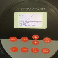 China V-1200 Visible Spectrophotometer 325-1000nm 2nm Bandwidth Large LCD Display for sale