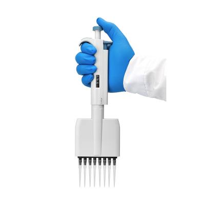 China 8 Channel Volume Adjustable Pipette Mechanical 0.5ul To 300ul for sale