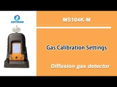 M104K-M Gas Calibration Settings
