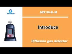 MS104K-M 4 In 1 Portable Gas Analyser O2 H2S CO Combustible Gas/LEL Multi Gas Detector