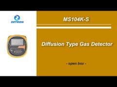 LCD Portable Single Gas Detector In Environmental Protection