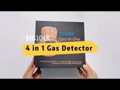 Ms104k Toxic And Harmful Portable Multi Gas Monitor Four In One