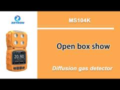 「Open box show」Handheld MS104K Multi-Gas Detector
