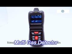 Zetron Ms500-CH4-IR Portable 5 In1 Multi Gas Detector
