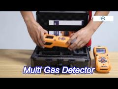 Zetron Ms600 Portable 6 In 1 Multi Gas Detector Built In Suction Pump Bluetooth Printer 1% Fs Accuracy