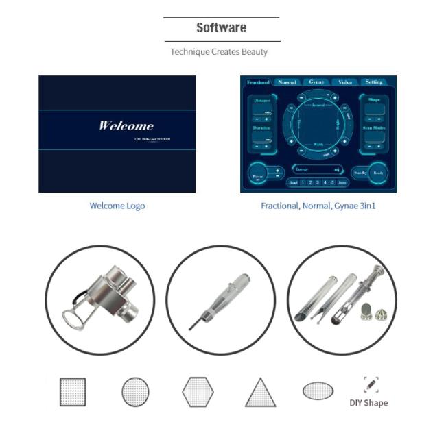 CO2 fractional laser machine