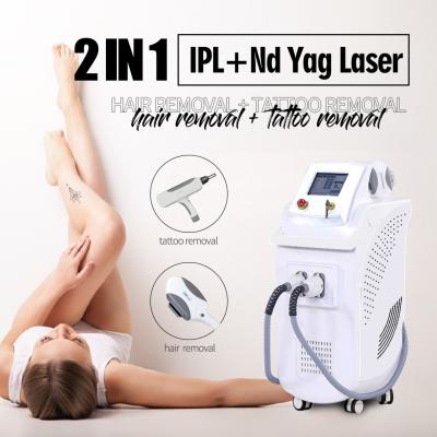 China Shr e tela táctil do Lcd da cor das máquinas da remoção do cabelo do laser Ipl do Nd Yag à venda