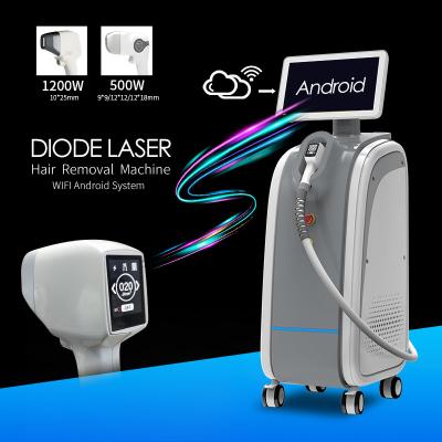 Cina Titanio medico Epilation permanente 755 del ghiaccio della macchina di depilazione del laser a diodi del CE 808 1064 in vendita