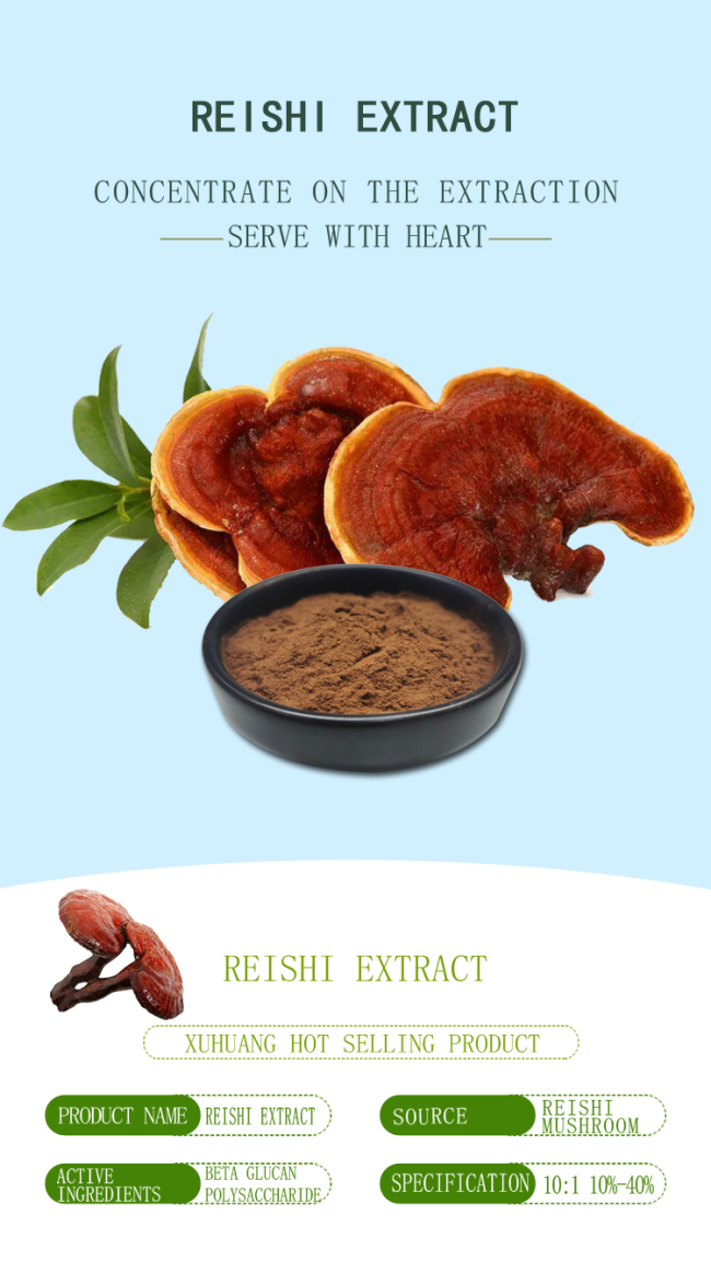 Ganoderma Lucidum Reishi Mushroom Extract Supplement Anti Oxidative 0