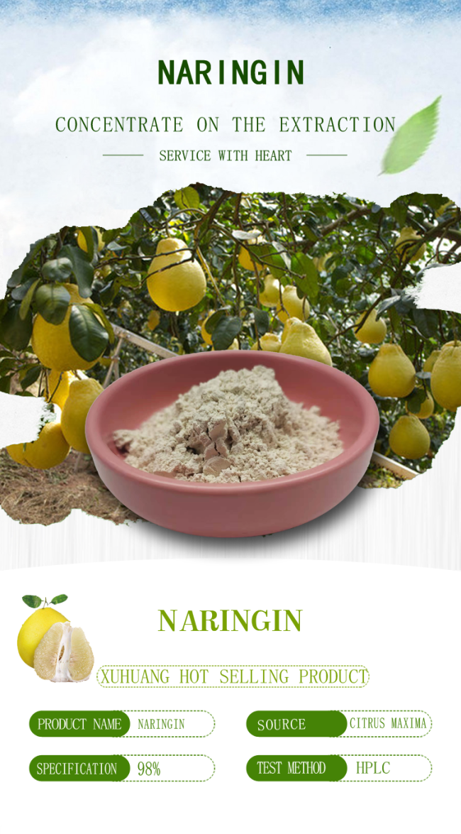 Cas 10236-47-2 Natural Food Additives Fruit Peel Naringin Extract Powder 0