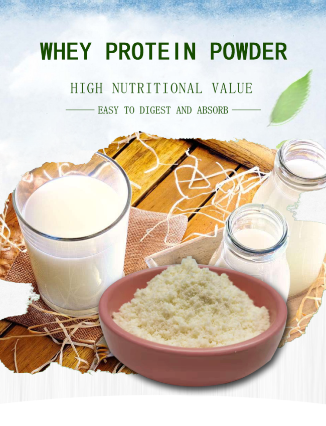 Kjeldahl Method Whey Protein Powder Light Yellow Powder 50% Protein 0