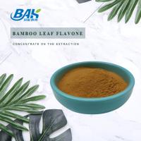 China Bamboo Leaf Extract Flavonoid 24% Antioxidant Powder 1000 Tons Annual Capacity for sale