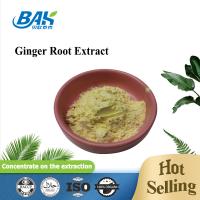 China Ginger Root Extract Powder 1% to 10% Gingerol Nutrient Supplement for Food and Health for sale