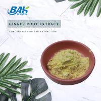 China Ginger Root Extract Powder 1% to 10% Gingerol Nutrient Supplement for Food and Health for sale