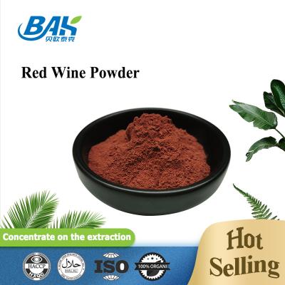 Cina Red Wine Extract Nutrient Supplement Powder 30% - 50% Polyphenols Powder in vendita