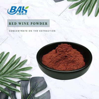 Cina Red Wine Extract Nutrient Supplement Powder 30% - 50% Polyphenols Powder in vendita