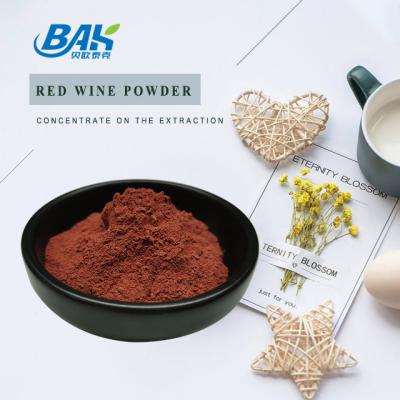 Cina Red Wine Extract Nutrient Supplement Powder 30% - 50% Polyphenols Powder in vendita