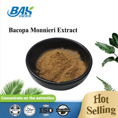 Китай Горячая продажа HPLC UV Bacopa Monnieri экстракт коричневый желтый порошок 100% Pass 80 Mesh продается