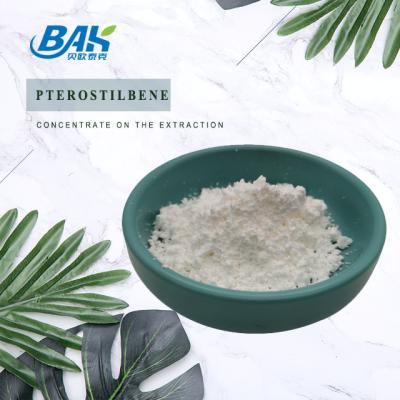 Cina Fornitura di fabbrica 99% Pterostilbene Supplements 537-42-8 Polvere bianca C16H16O3 in vendita
