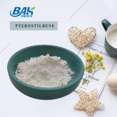 Cina Fornitura di fabbrica 99% Pterostilbene Supplements 537-42-8 Polvere bianca C16H16O3 in vendita
