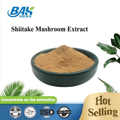 Cina Polvere dell'estratto del fungo di Shitake di lentinula edodes dei polisaccaridi di 50% in vendita
