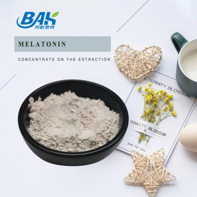 China O suplemento 98% Melatonine ao alimento da cápsula de CAS 73-31-4 pulveriza kosher Halal à venda