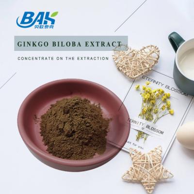China Extracto de Ginkgo Biloba natural Glicósidos de flavonas 24% y lactonas de terpeno 6% en venta