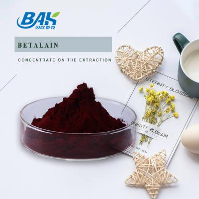 Cina Beet Root Extract Natural Food Additives Betalain Dark Red Powder 7659-95-2 in vendita