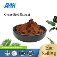 China Grape Seed Extract 95% Proanthocyanidins Reddish Brown Powder Food Grade Antioxidant for sale