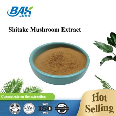Cina Polvere gialla di Brown dell'estratto del fungo di shiitake dei polisaccaridi 7% 10% in vendita