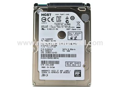 China Vuelta de la pulgada 1TB 5400 del disco duro HGST HTS541010A9E680 2,5 del cuaderno de las mercancías de la calidad en venta