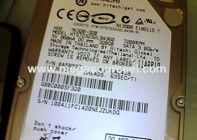 中国 元の320GBシリアル ポートのノートのハード ディスク7200の回転16MB SATA 2.5インチHTS723232L9A360 販売のため