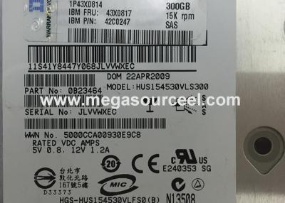 China Original Quality Hard Disk  HUS154530VLS300 300G 3.5'' 15K Rpm SAS Serial Attached SCSI for sale