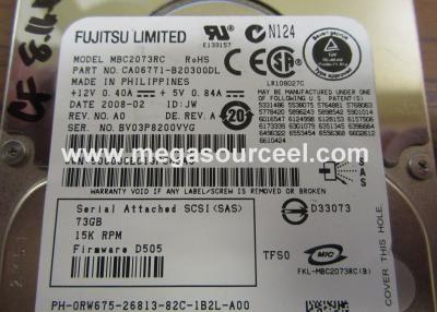 Cina NUOVO FUJITSU 73GB 15K 15000RPM 2,5