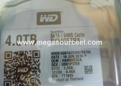 China Disco rígido Western Digital Corp. de Serial ATA 64M do pino da polegada 7 de WD WD40EZRX 4T 4TB 3,5 à venda