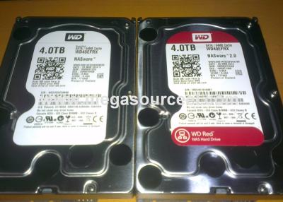 Cina Disco rigido a 3,5 pollici rosso di Western Digital WD40EFRX IntelliPower 4TB SATA 6GB HDD in vendita