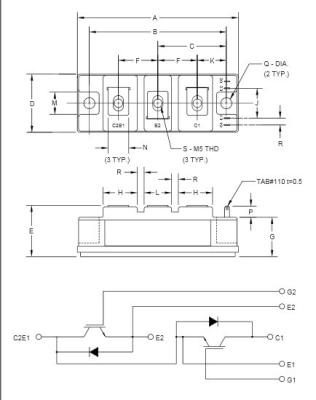 中国 CM50DY-28 中型力の切換えの使用はタイプ三菱 igbt 力モジュールを絶縁しました 販売のため