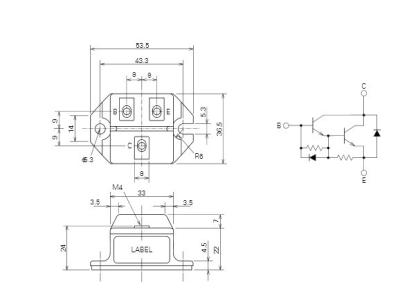 Cina L'USO di COMMUTAZIONE di MEDIA POTENZA di QM50HA-HB QM50HA-HB HA ISOLATO IL TIPO modulo di potere del igbt di MITSUBISHI in vendita