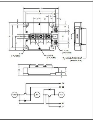 中国 CM600DU-24NF CM600DU-24NF の高い発電の切換えの使用三菱 igbt 力モジュール 販売のため