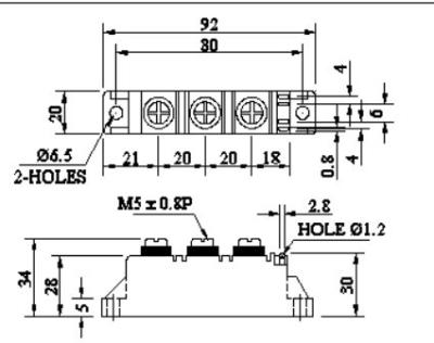 Cina Il modulo di potere di IGBT IRKT26/16 Aggiunge-UN-PAKTM il modulo di potere di FUJITSU IGBT dei moduli di potere di GEN V in vendita