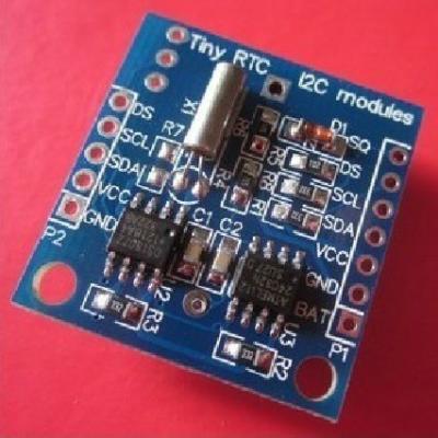 Cina temporizzatore in tempo reale minuscolo del modulo di orologio di memoria del modulo 24C32 di arduino RTC I2C DS1307 in vendita