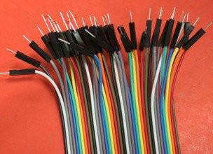 Cina Il computer IC scheggia il maschio sulla linea femminile lunghezza di linea 20CM di Du Pont di Du Pont di colore 40 P in vendita